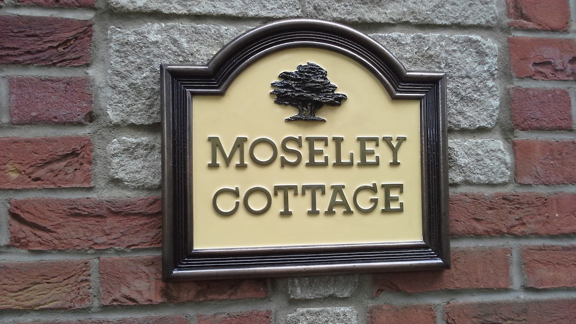 House Sign Coloured. Large Antique Vintage Style Classic - Etsy