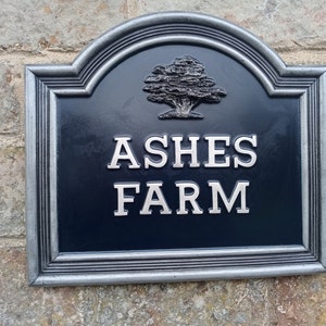 Vintage House Sign.traditional Style English, Country House Wall Plaque ...