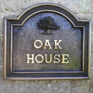 Vintage House Sign.traditional Style English, Country House Wall Plaque ...