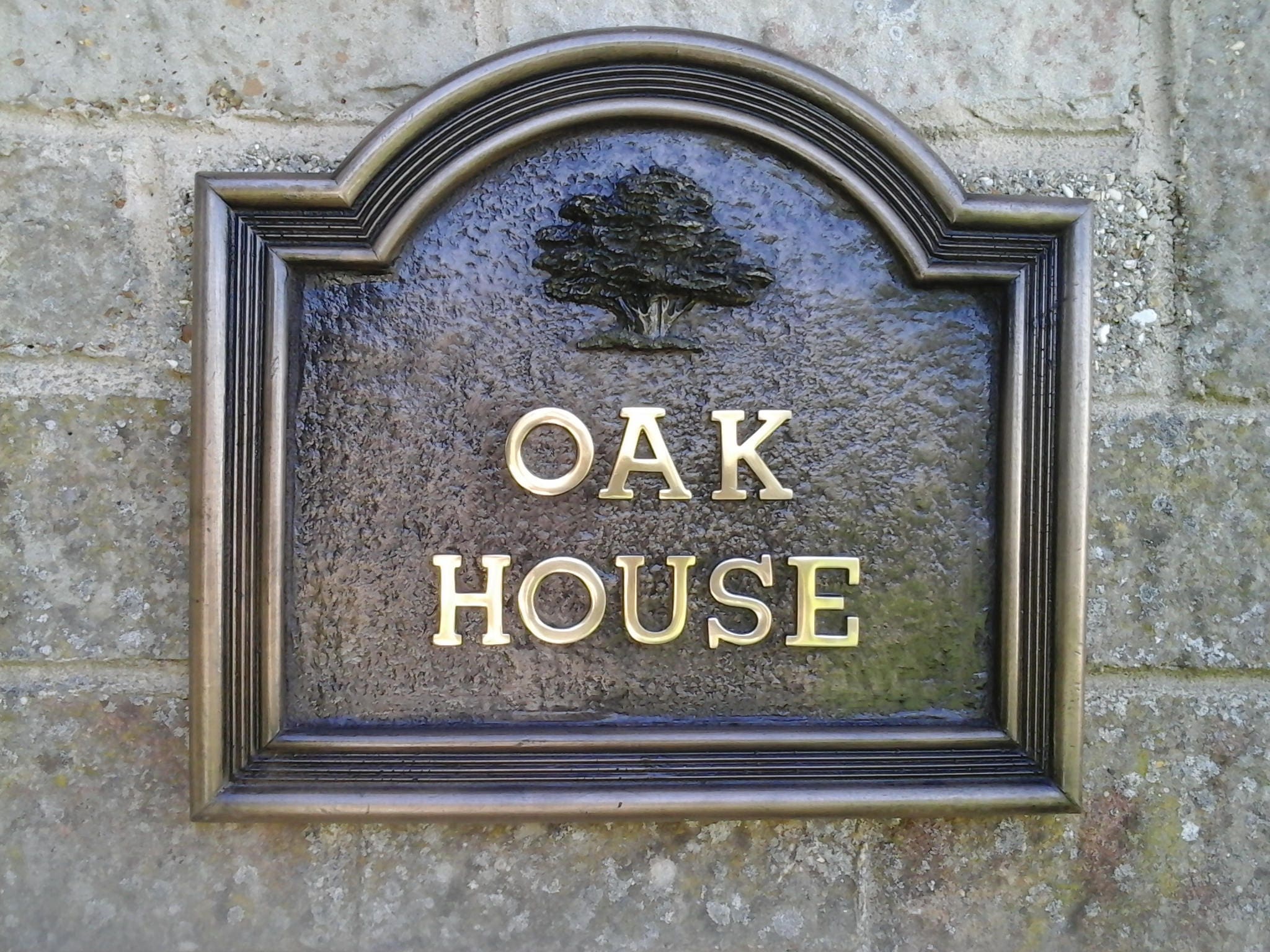 Vintage House Sign.traditional Style English, Country House Wall Plaque ...