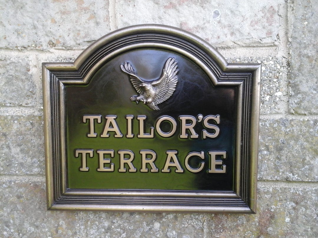 Vintage House Sign.traditional Style English Country House - Etsy