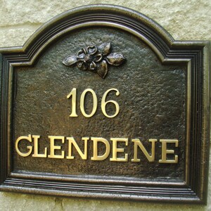 Vintage House Sign.traditional Style English, Country House Wall Plaque ...