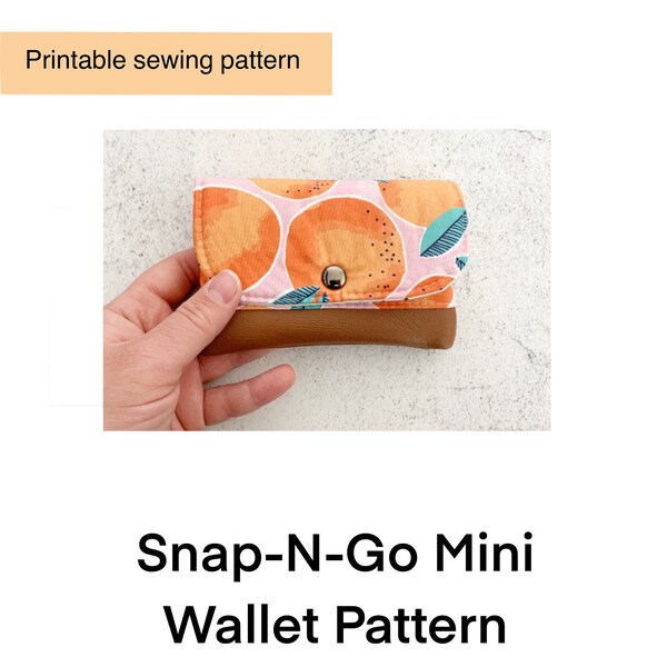 Snap Wallet Pattern - Etsy