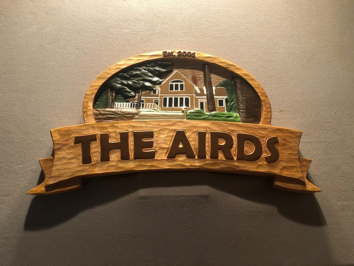 Custom Cottage Signs. Hand Carved Wood Signs, Home Signs, Cabin Signs ...