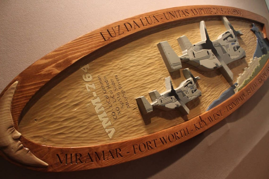 Military Sign Aircraft Sign Customized Sign Hand Carved - Etsy