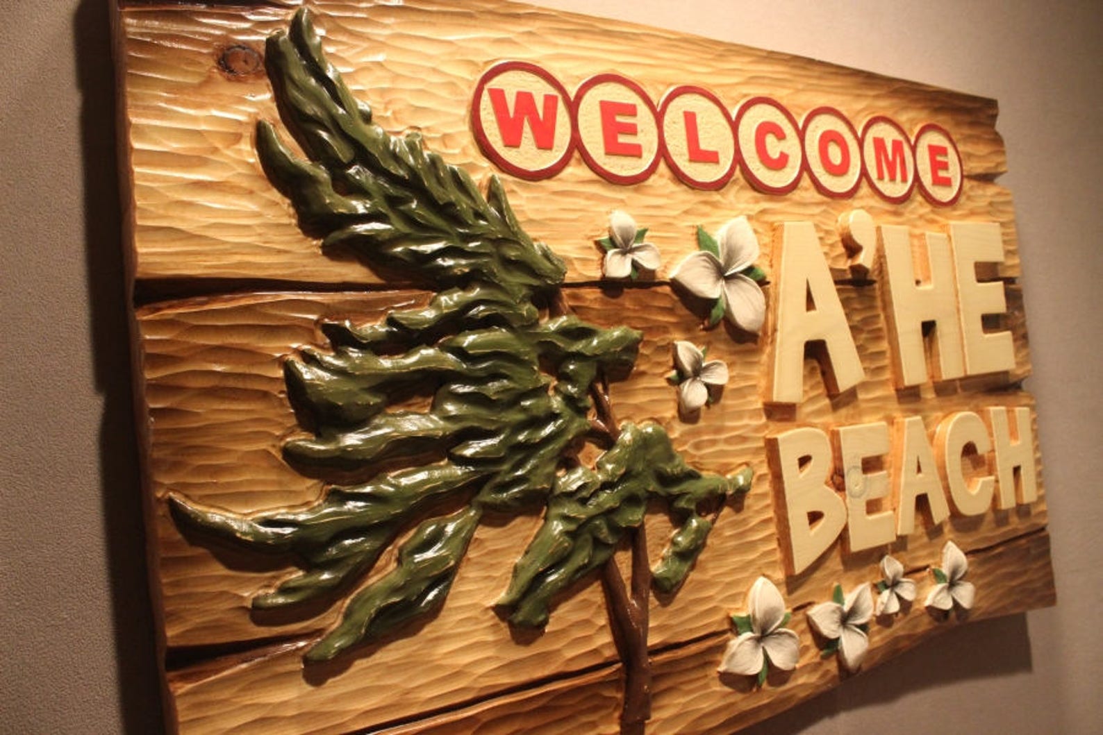 Beach House Sign | Vacation Home Sign | Coastal Sign | Hand Carved ...