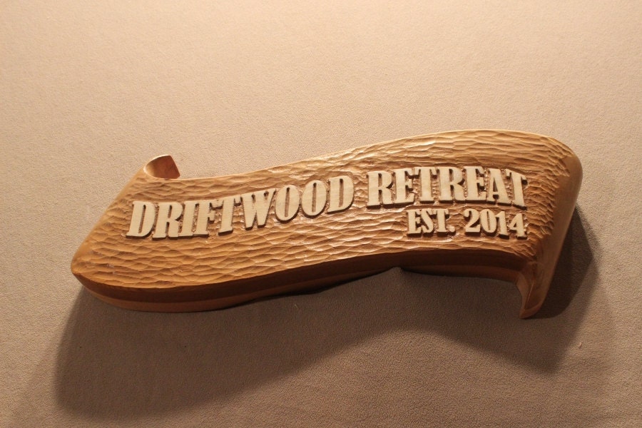 CARVED WOOD SIGNS by Lazy River Studio | Handmade Wooden Signs for ...