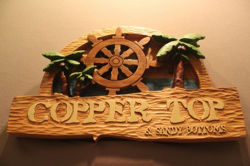 CUSTOM WOOD SIGNS | Carved Wooden Signs | Nautical Signs | Beach Signs ...