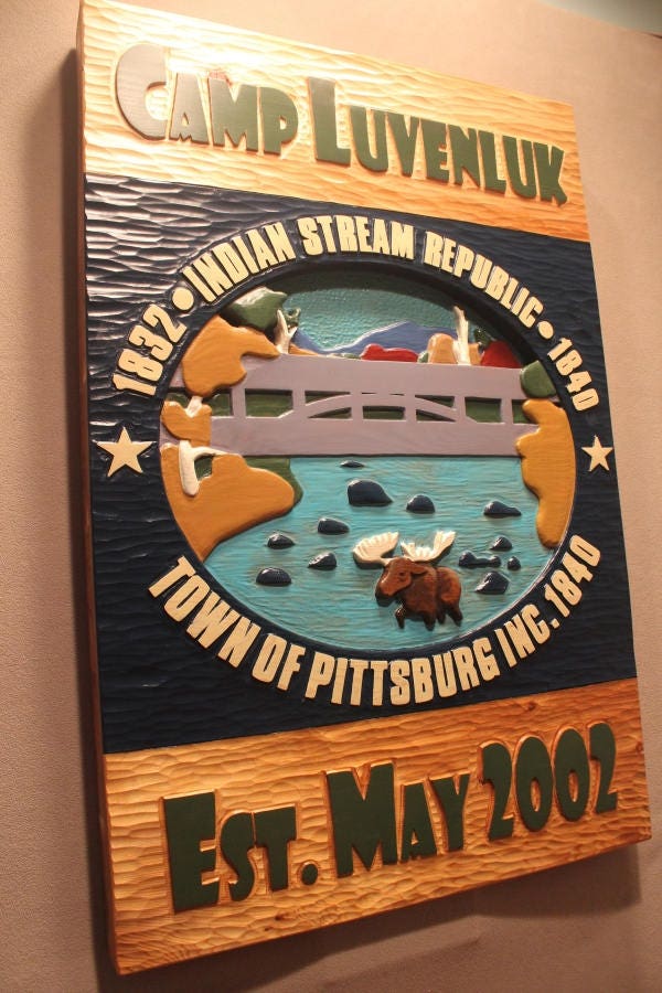 HAND CARVED SIGNS | Camp Signs | Village Sign | Town Sign | Custom Sign ...