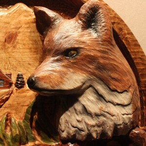 CUSTOM CABIN SIGNS | Home Signs | Carved Wood Signs | Fox Signs | Dog ...