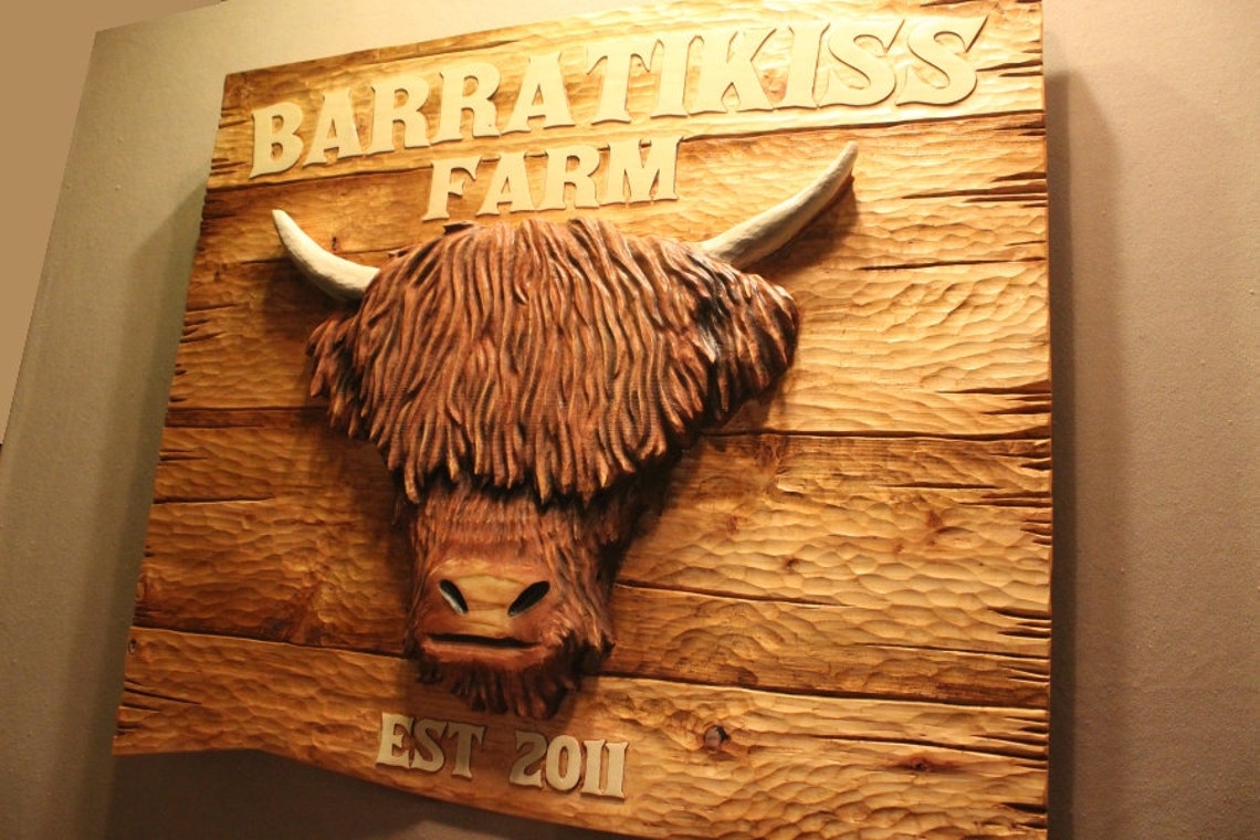 CARVED WOOD SIGNS | Handmade Wooden Signs | Home Signs | Farm Signs ...