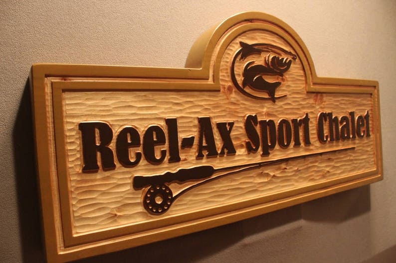 RUSTIC WOOD SIGN | Hand Carved Sign | Personalized Signs | Carved ...