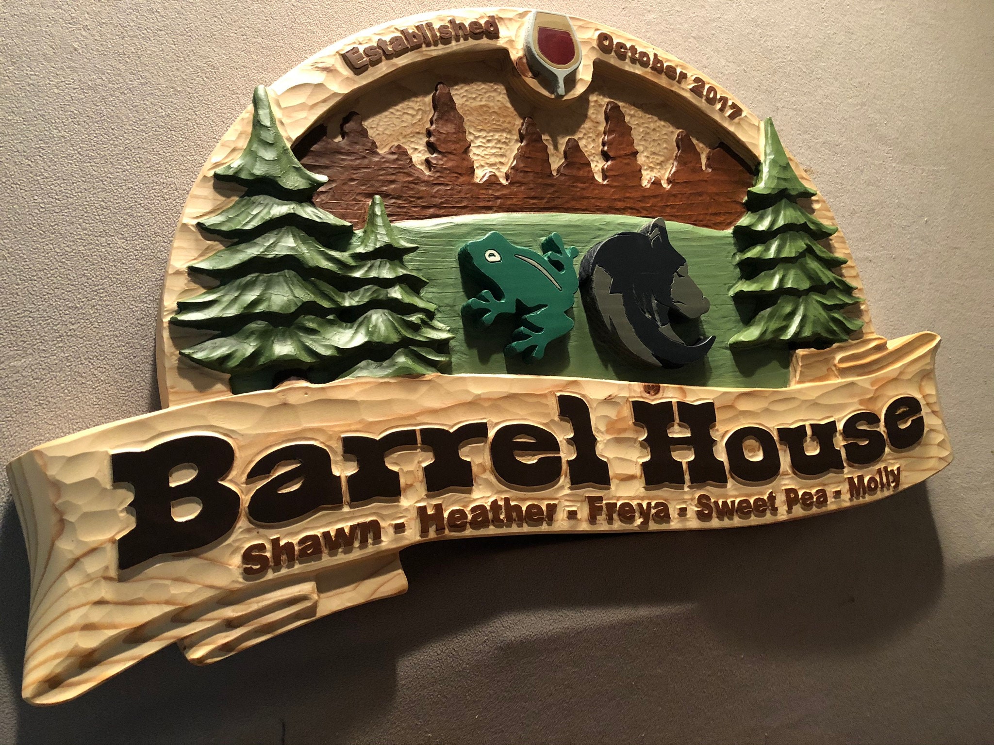 CUSTOM CABIN SIGNS - Home Signs, Cabin Signs, House Signs, Cottage ...