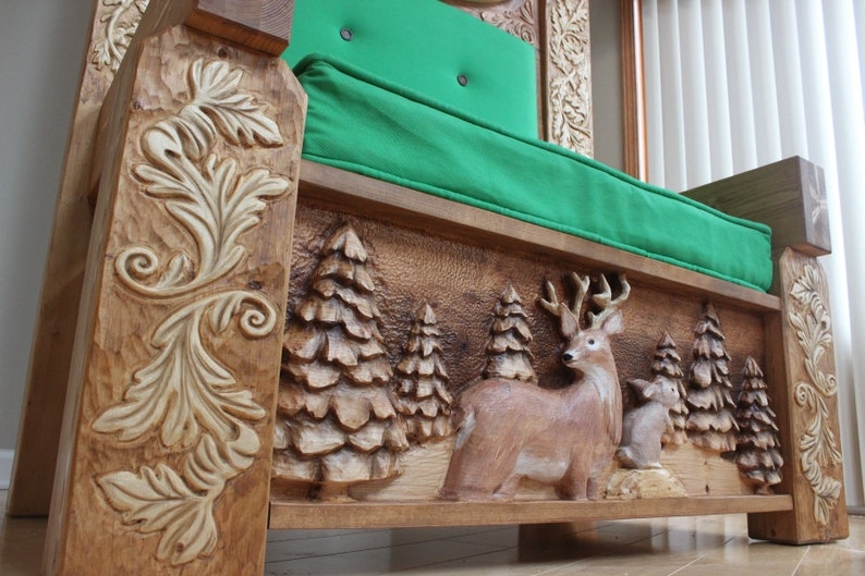 CUSTOM SANTA CHAIR | Handmade Santa Chair | Carved Santa Chair | Santa ...
