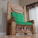 CUSTOM SANTA CHAIR | Handmade Santa Chair | Carved Santa Chair | Santa ...