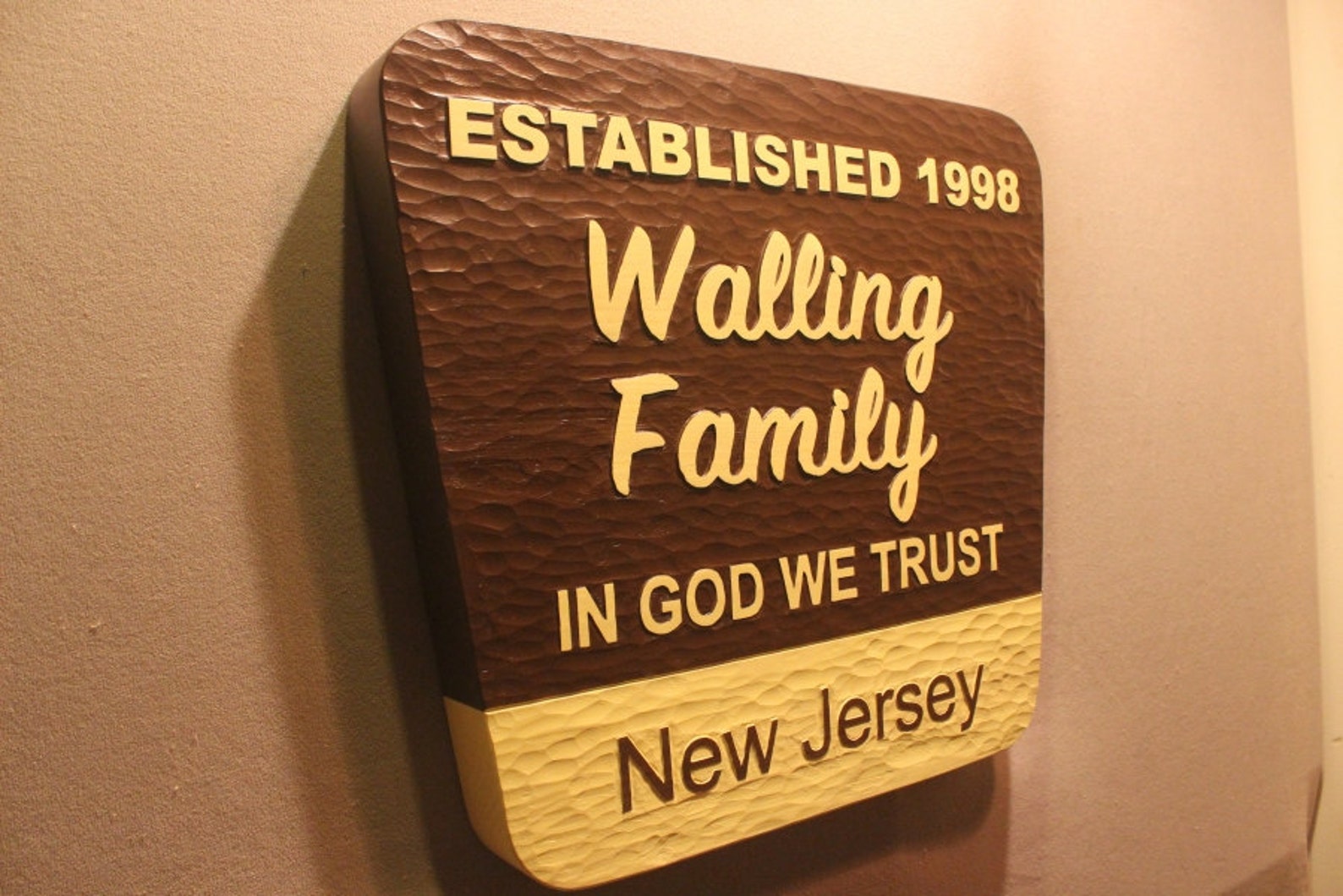 NEW HOME SIGN | State Park Sign | Personalized Sign | Family Name Sign ...