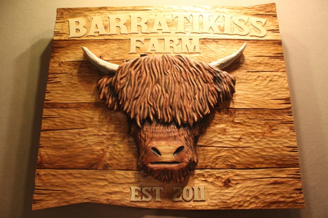 CARVED WOOD SIGNS | Handmade Wooden Signs | Home Signs | Farm Signs ...
