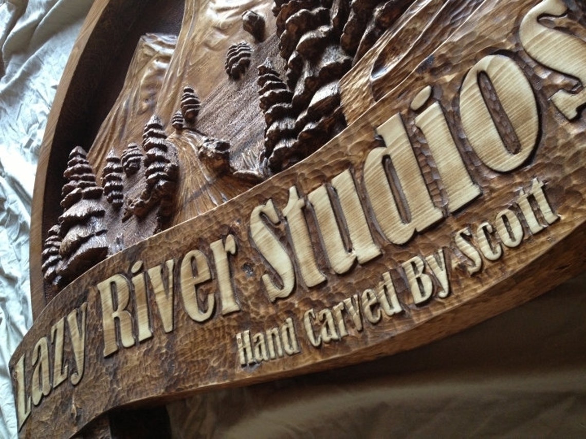 CUSTOM WOOD SIGNS | Carved Signs | Personalized Wooden Signs | Business ...