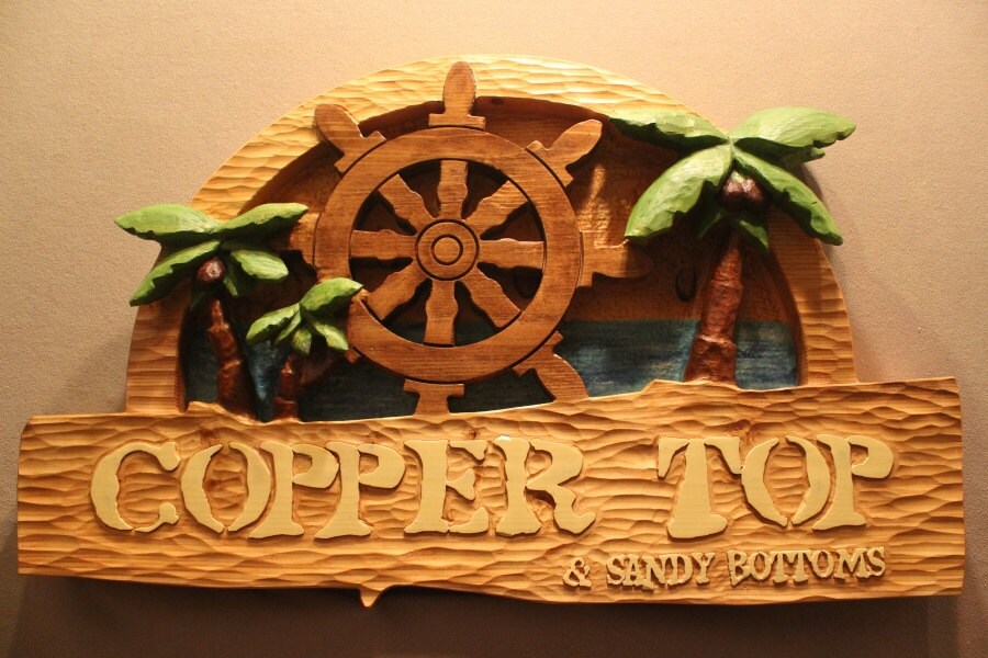 CUSTOM WOOD SIGNS | Carved Wooden Signs | Nautical Signs | Beach Signs ...