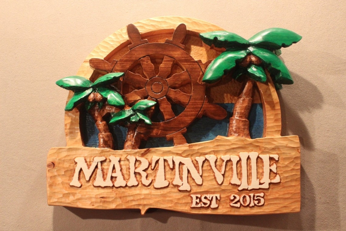 CUSTOM PIRATE SIGNS | Hand Carved Wood Signs | Custom Wooden Signs ...