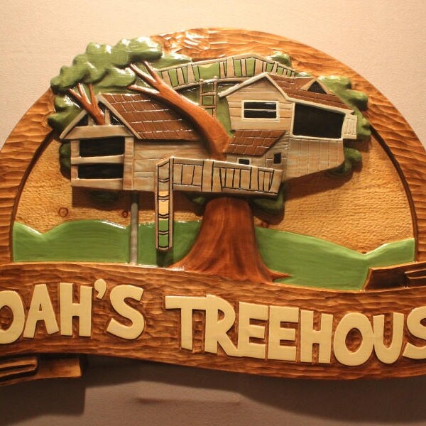 Hand Carved Tree - Etsy