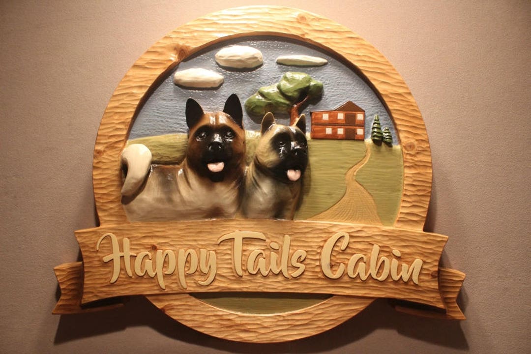 PERSONALIZED DOG SIGNS | Pet Signs | Cabin Sign | Kennel Sign ...