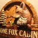 CUSTOM CABIN SIGNS | Home Signs | Carved Wood Signs | Fox Signs | Dog ...