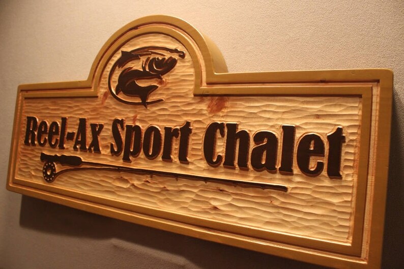 RUSTIC WOOD SIGN | Hand Carved Sign | Personalized Signs | Carved ...