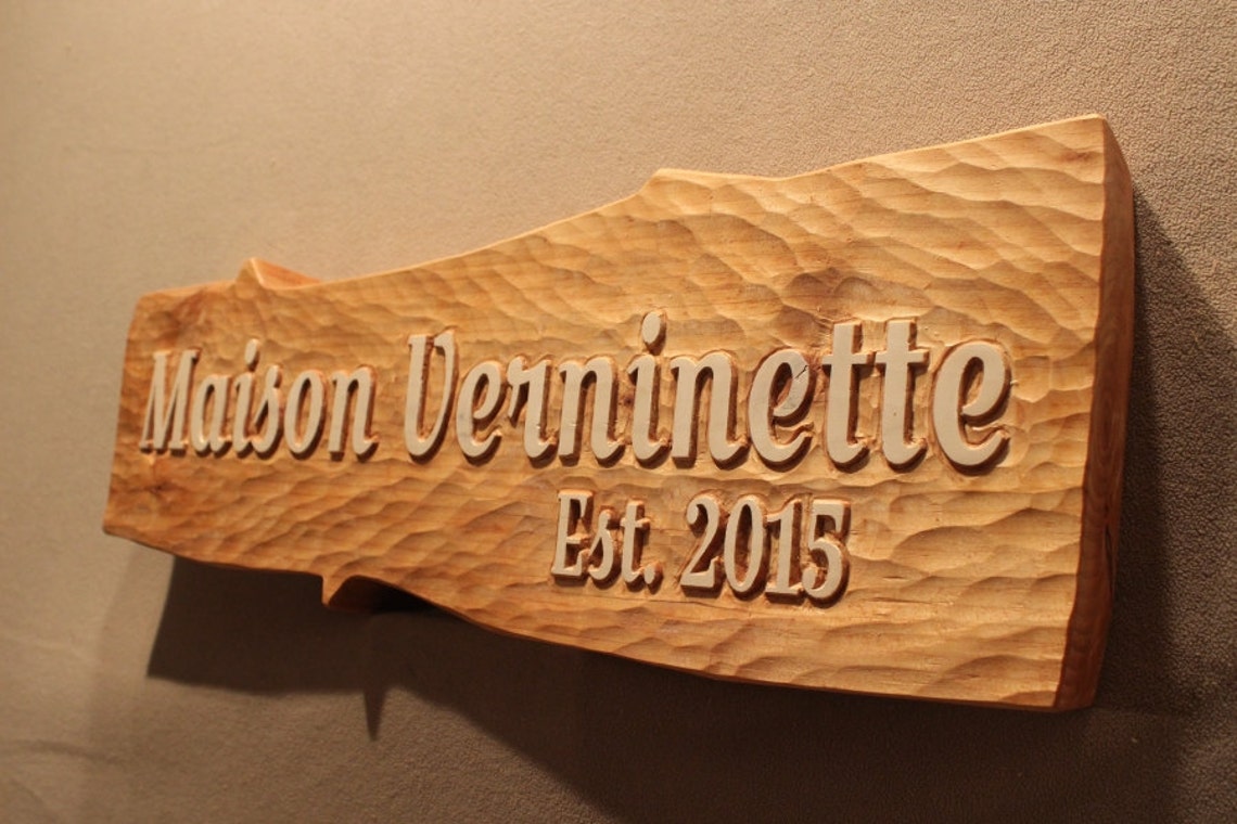 Custom carved wood signs Home Signs Cabin Signs Cottage | Etsy