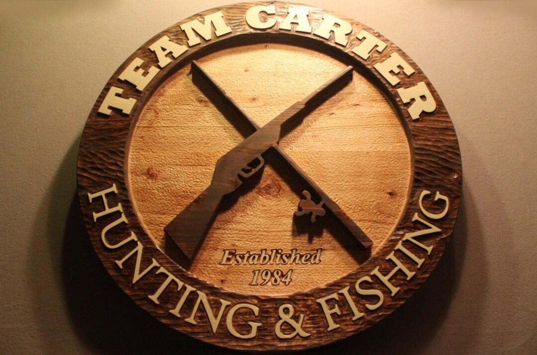CARVED WOOD SIGNS | Cabin Signs | Hunting Signs | Fishing Signs ...