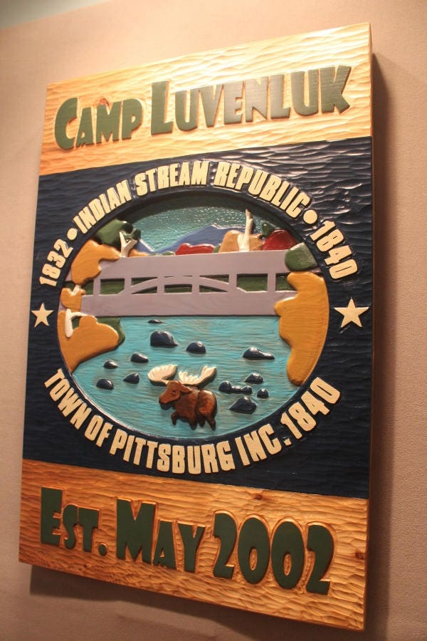 HAND CARVED SIGNS | Camp Signs | Village Sign | Town Sign | Custom Sign ...