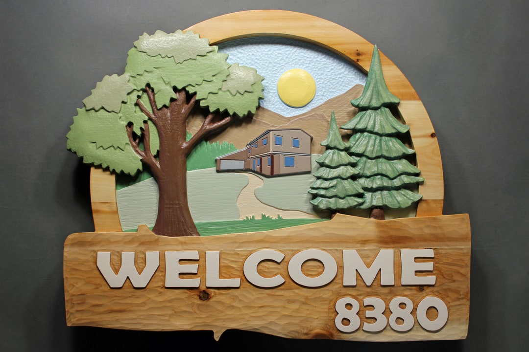 HOME SIGN| Business Sign | Carved Wood Signs | Store Signs | Company ...