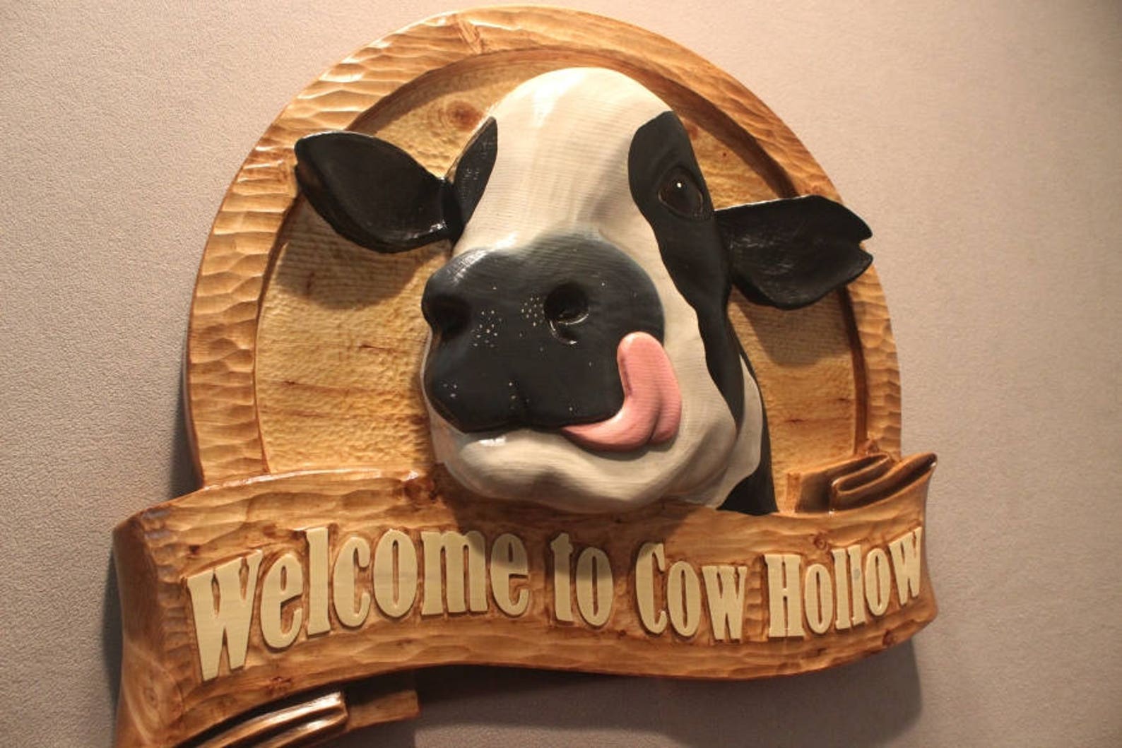 COW SIGN | Hand Carved Sign | Dairy Farm Sign | Barn Sign | Cattle ...