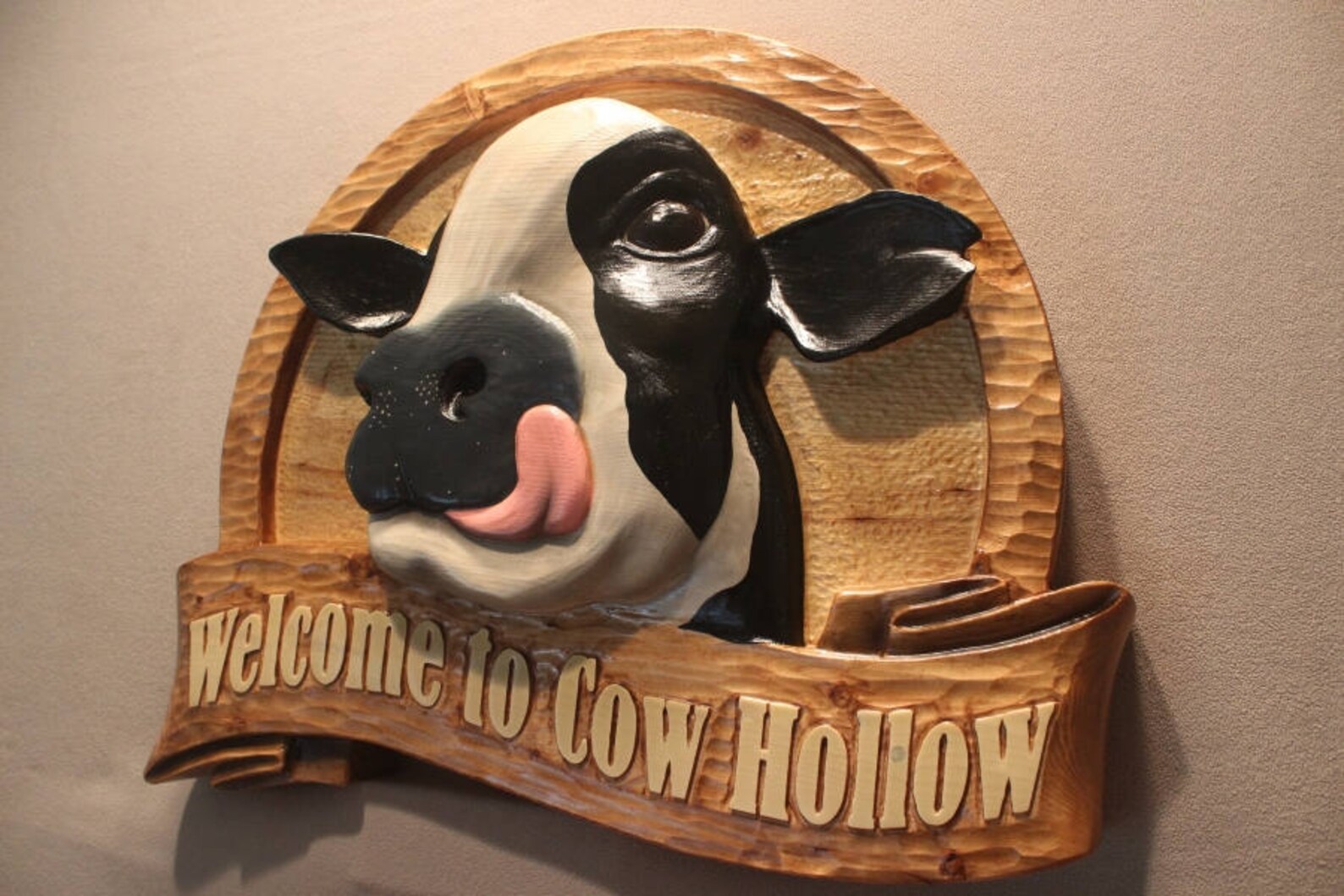 COW SIGN | Hand Carved Sign | Dairy Farm Sign | Barn Sign | Cattle ...
