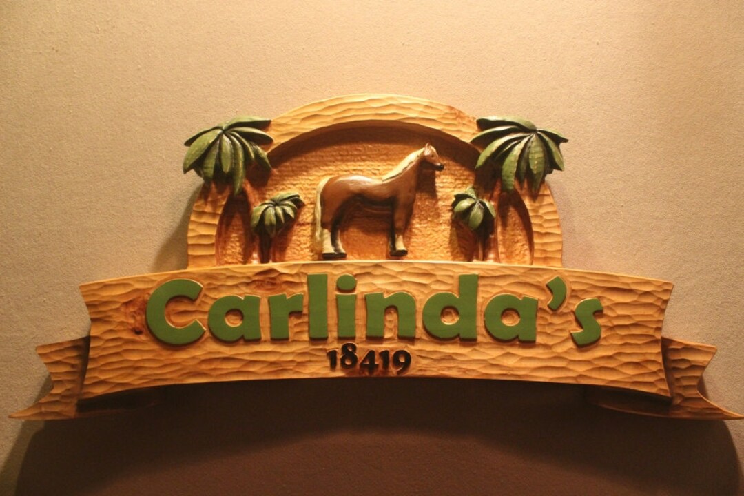 WOOD HORSE SIGNS | Stable Signs | Custom Farm Signs | Carved Wooden ...