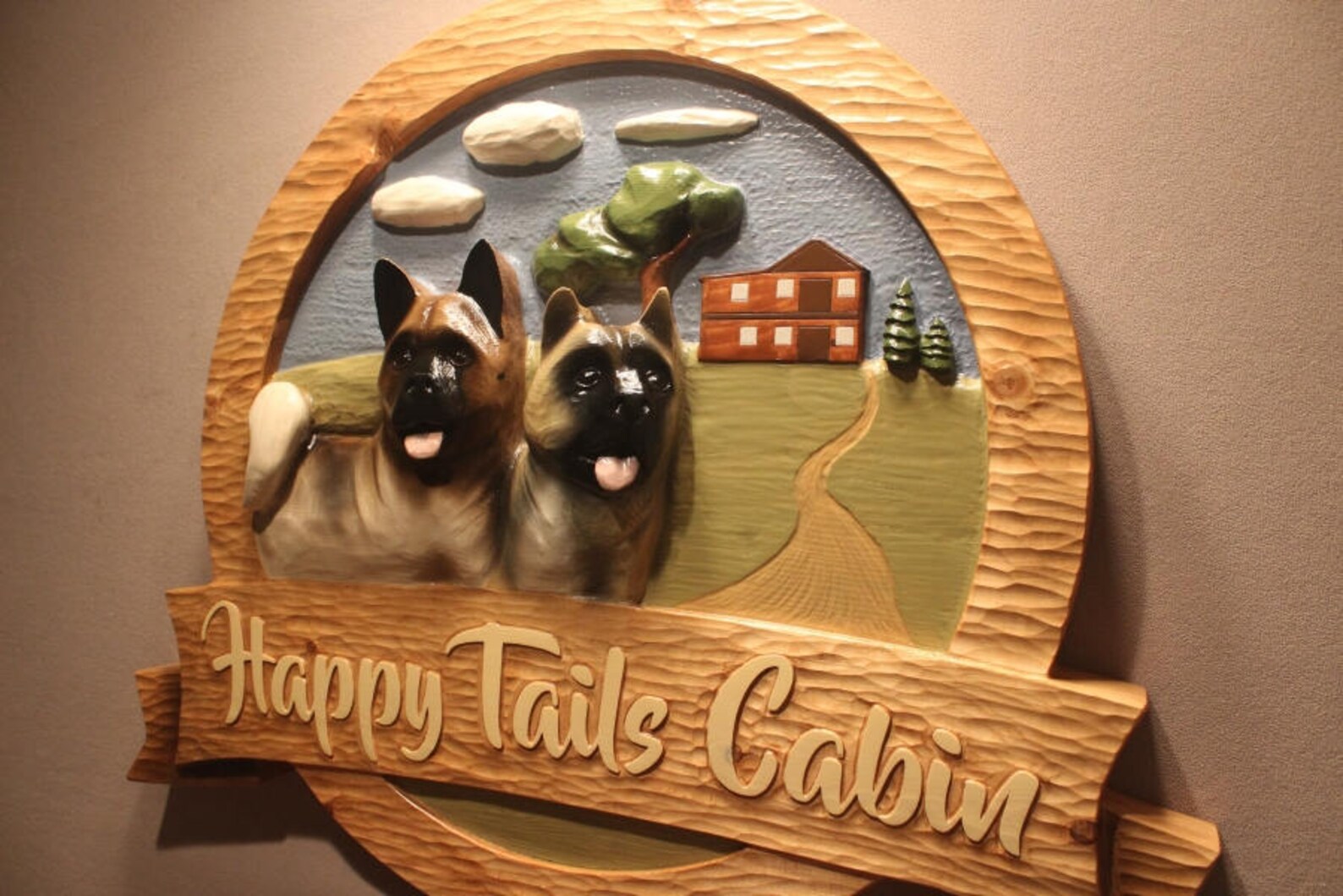 PERSONALIZED DOG SIGNS | Pet Signs | Cabin Sign | Kennel Sign ...