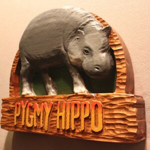 Zoo Signs | Animal Signs | Wildlife Signs | Custom Carved Wood Signs ...