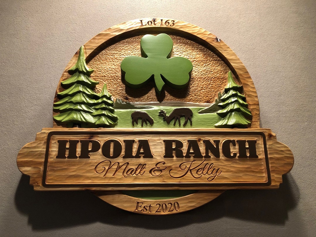 CUSTOM WOOD SIGNS - Cabin Signs, Home Signs, House Signs, Family Name ...