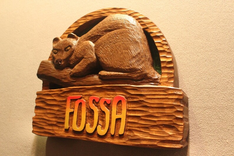 Custom Carved Wood Signs | Handmade Signs | Zoo Signs | Animal Signs ...