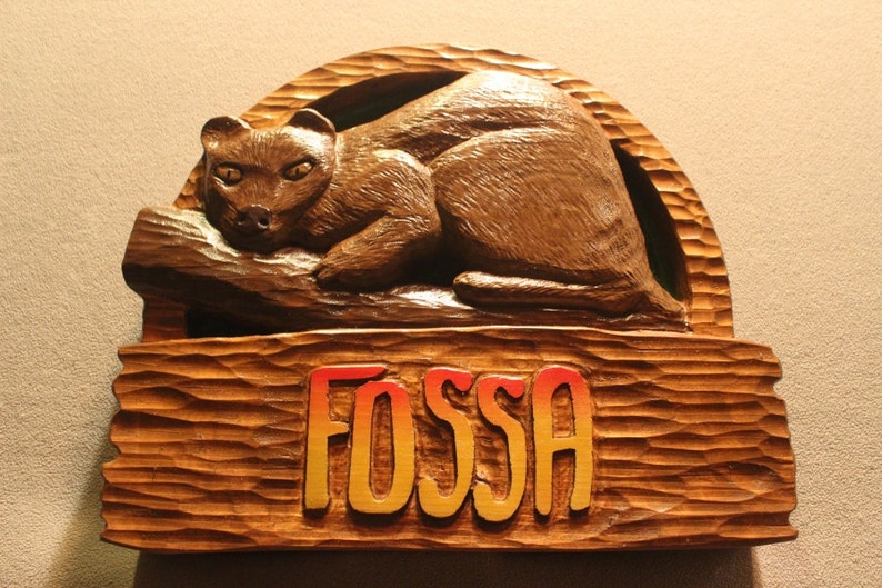 Custom Carved Wood Signs | Handmade Signs | Zoo Signs | Animal Signs ...