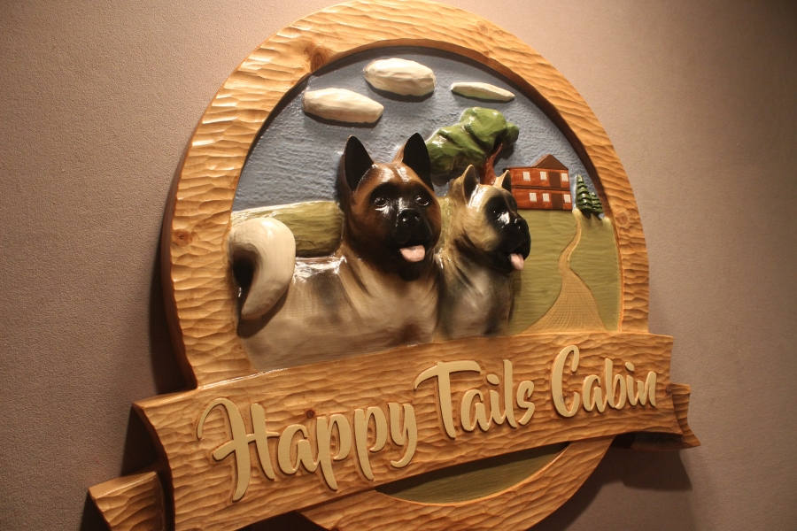 PERSONALIZED DOG SIGNS | Pet Signs | Cabin Sign | Kennel Sign ...