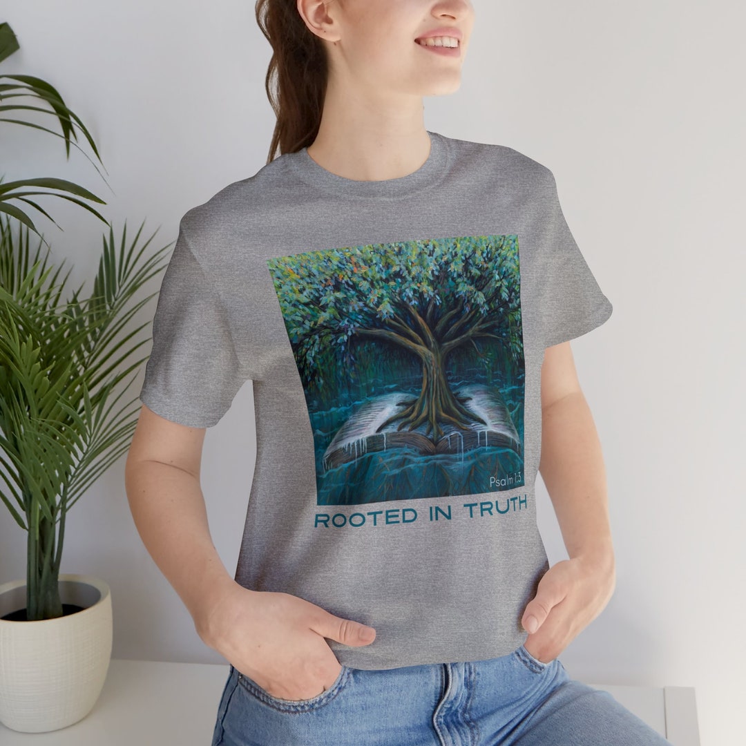 Rooted in Christ Shirt, Christian Gift, Christian Shirts, Rooted in ...