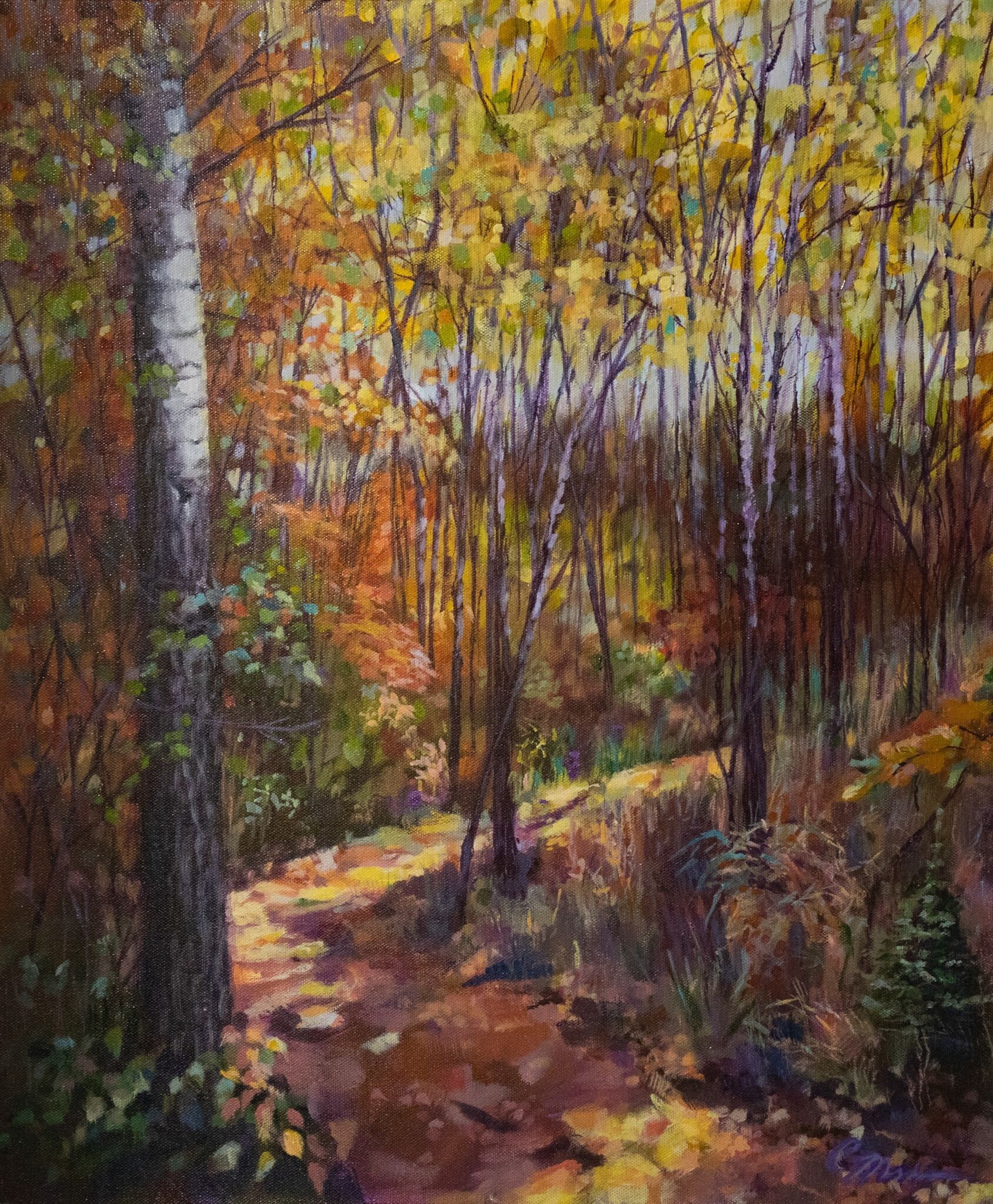 Follow Me Prophetic Painting Jesus Wooded Path Christian Print - Etsy