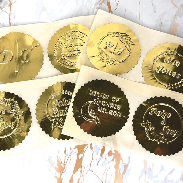Gold Embossing - Etsy