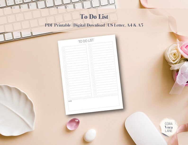 To Do List Printable Brain Dump Instant Download - Etsy Australia