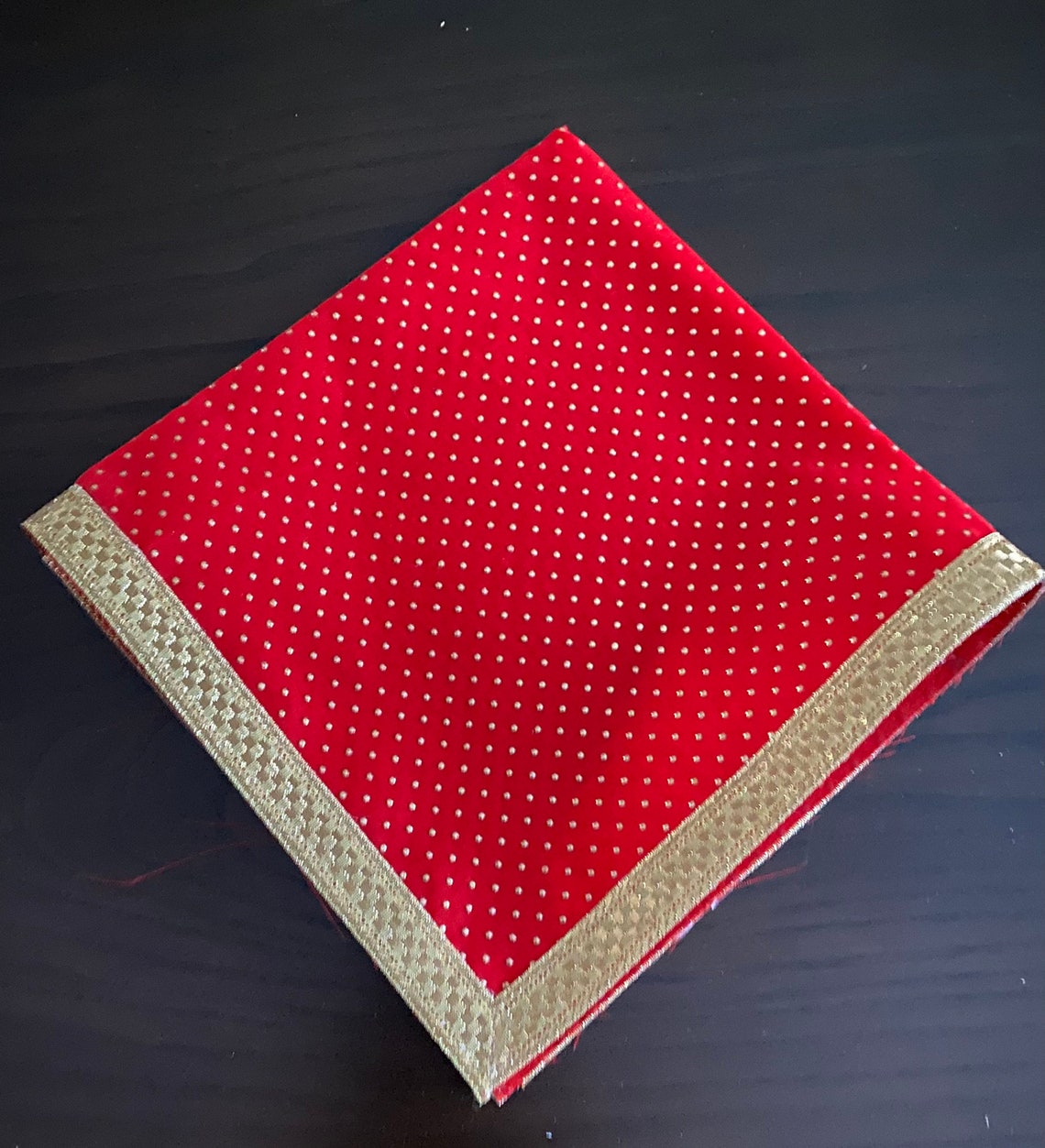 THALI COVERS 18x18, Handmade Aarti Thali Covers, Religious Thali Covers ...
