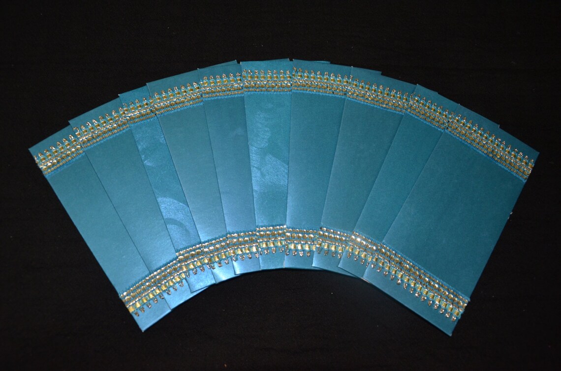 SET OF 5, Handmade Money Holder Set, Shagan Envelope, Indian Wedding ...