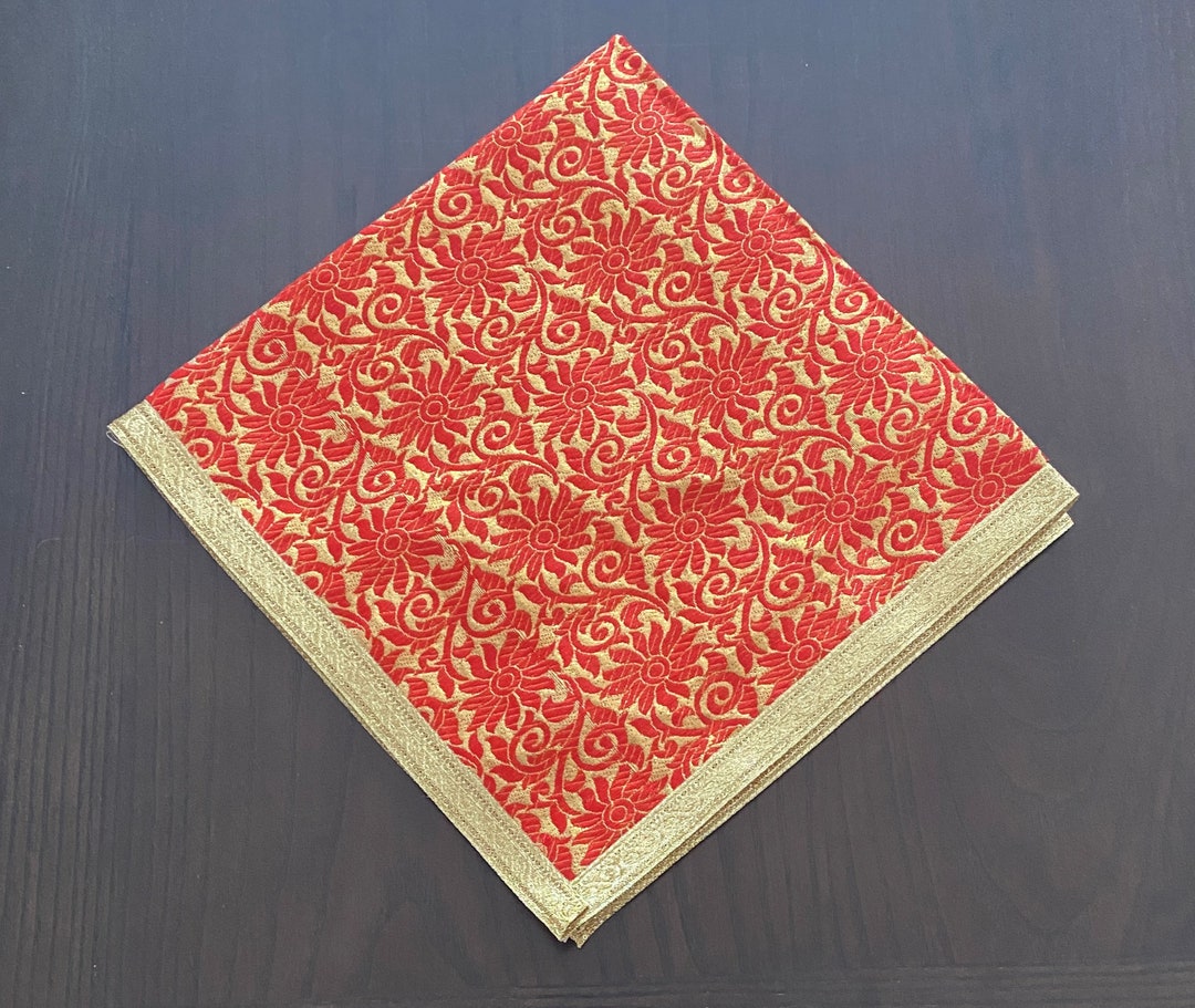 THALI COVERS 22X24 Handmade Aarti Thali Covers, Religious Thali Covers ...