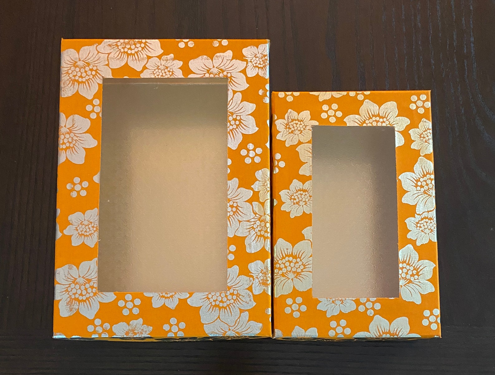 SET of 5 RECTANGULAR Window Gift Boxes, Indian Weddings, Diwali Gift ...