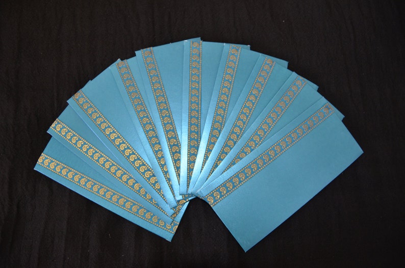 5 SHAGAN ENVELOPES Handmade Money Holder Set Indian Wedding - Etsy